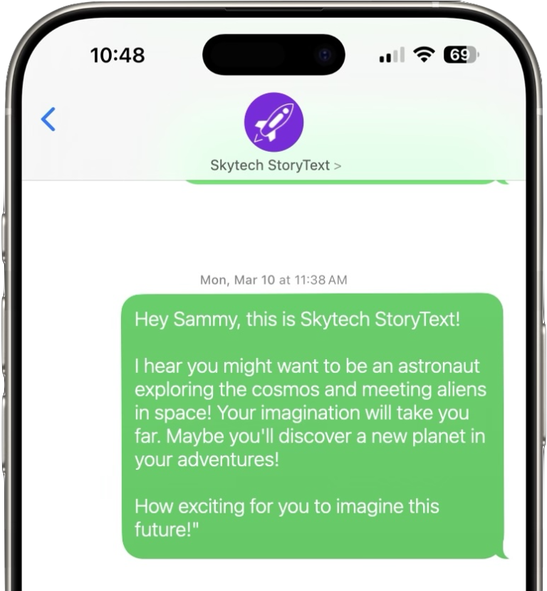 StoryTextApp – Skytech.io
